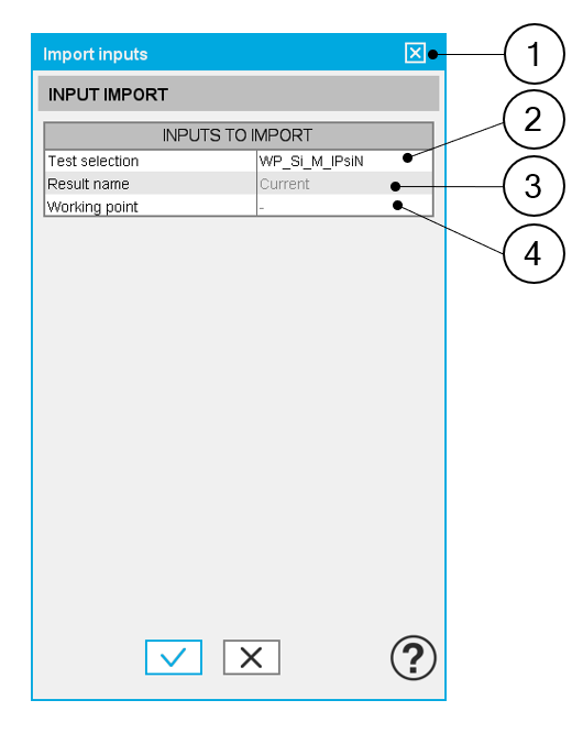 Input import